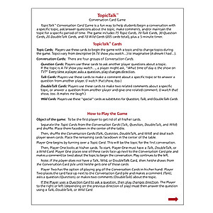Super Duper Publications | TopicTalk Conversation & Social Skills Card Game | Educational Learning Resource for Children