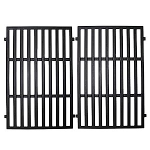 17.5 Inch 7638 7525 65906 Grates Replacement Parts for Weber Spirit 300 Series Grill Grate Spirit E-310 E-330 S-310 S-315 Spirit ii E-310 Genesis Silver B/C Gold B/C Spirit 700 Cast Iron Cooking Grate