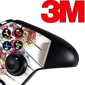 Skinit Decal Gaming Skin Compatible with Xbox One Controller - Originally Designed Painted Flowers Design