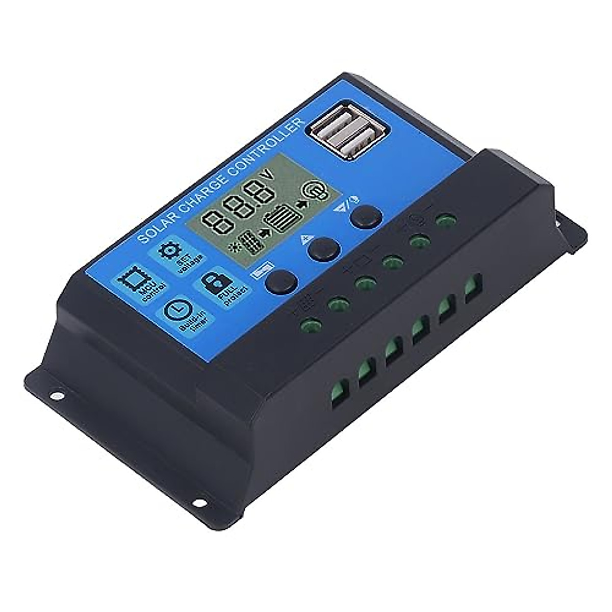 Solar Regulator, Solar Controller LCD Display Power Off Memory PWM for Industry (40A)