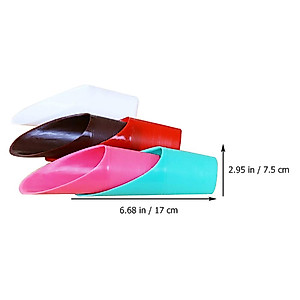 Yardwe Bonsai Soil Scoop 5pcs Gardening Shovel Tools Garden Bucket Scoop Potting Scoopers Plant Bucket Shovel Succulent Plants Scoop Bonsai Plant Soil Plastic Plant Soil Scoop