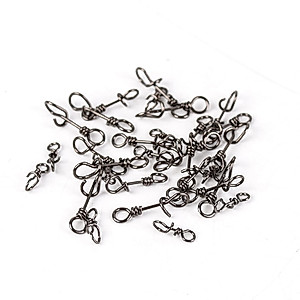 Maxcatch Fly Fishing Twist Clips for Quick Change Flies, Hooks, 10-Pack (Small (10pc/pack))