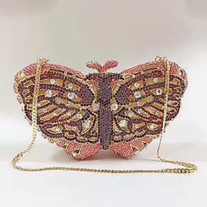 Custom Women bling diamond party skull handbag hand rhinestone Pumpkin ice cream clutch Butterfly owl Swan purse evening bags Flower Basket