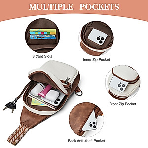 Mroede Sling Bag for Women Crossbody Bags for Women Fanny Packs Sling Purse Backpack Chest Bag Shoulder Handbag Travel