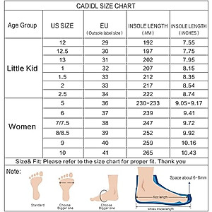 CADIDL Cheer Shoes Girls Cheerleading Dance Shoes Flats Walking Sneakers White 1 (M) US