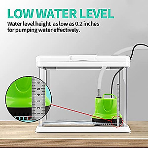 FREESEA 660 GPH 40W Submersible Water Pump for Pond Aquarium Hydroponics Fish Tank Fountain Waterfall