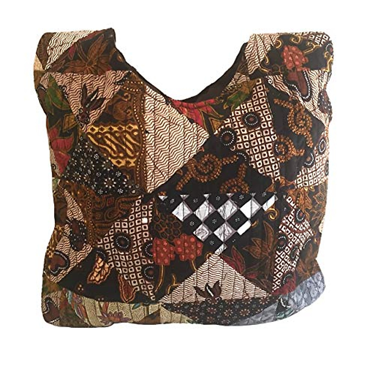 Oma® Boho Hippy Quilted Cross Body Shoulder Bag Purse Multi Color Heavy Duty Cotton - OMA FEDERAL (TM) BRAND