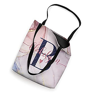 Blakelynn Letter B Initial Monogram Calligraphy Personalized Tote Bag