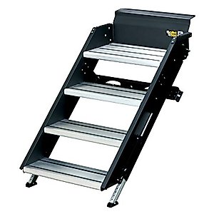 Lippert Components - 791574 Solid Step Quad Step for RV and Travel Trailer Entry Doorway 26-inch