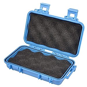 Aosiyp Waterproof Dry Box,Waterproof Storage Case,Waterproof Box Shockproof Dry Storage Box with 2 U?Shape Buckle for Fishing Cam Hiking (Blue)