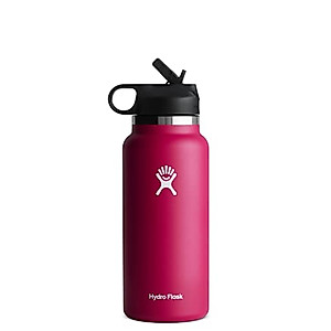 Hydro Flask 32 oz Wide Mouth Straw Lid Snapper & 12 oz All Around Tumbler Snapper