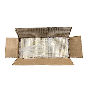 KingSeal Natural Bamboo Wood Candy Apple Skewers, Sticks, 5.5 Inch x 6.5mm diameter, Bulk Pack, Blunt Point for Safety - 1 Box of 1000 Count