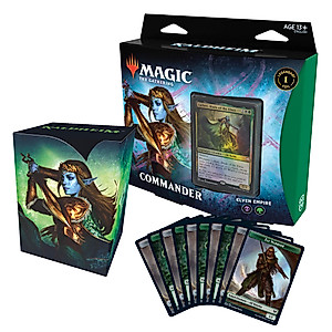 Magic: The Gathering Kaldheim Commander Deck – Elven Empire | 100 Card Ready-to-Play Deck | Green-Black
