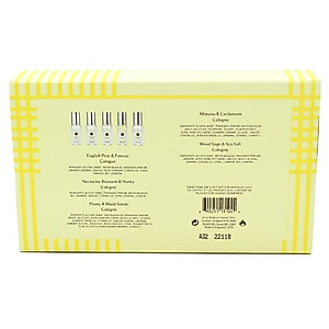 Jo Malone Cologne Collection 5 Set - English Pear & Freesia, Nectarine Blossom & Honey, Peony & Blush Suede, Mimosa & Cardamon, Wood sage & Sea Salt