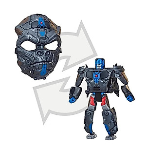 Transformers Rise of the Beasts Movie Optimus Primal, 2-in-1 Converting Roleplay Mask Action Figure Toy, 6+ Years, 9-inch