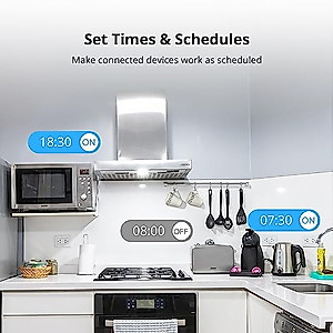 SONOFF S31 Smart Plug with Energy Monitoring, 15A WiFi Outlet Timer Function, Compatible Alexa, Google Home & IFTTT, ETL Certified, NO Hub Required, 2.4GHz Wi-Fi Only(4-Pack) White 4PCS TPB