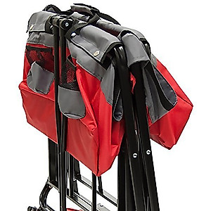 Creative Outdoor Push Pull Hauler Wagon for Kids, 200lbs Weight Capacity, All-Terrain Collapsible and Portable Folding Cart for Cargo, Beach, Park, Garden, Camping & Tailgate