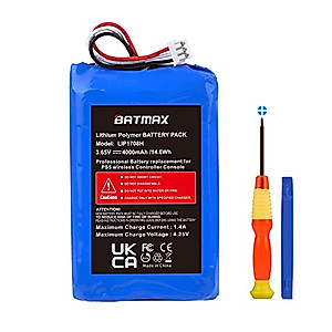 Batmax 4000mAh LIP1708 Battery for Sony PS5 Playstation 5 Dual Sense Controller CFI-ZCT1W Gamepad