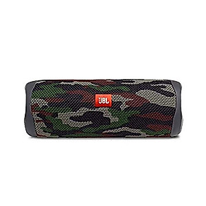 JBL Flip 5 Waterproof Portable Wireless Bluetooth Speaker Bundle with Hardshell Protective Case - Camouflage