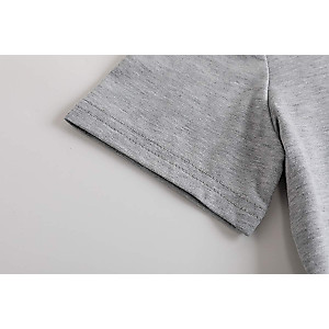 Hupohoi Big Girls' Summer Cartoon Sleepwear Cute Panda Lovely Cat Nightgown Cotton Sleepshirt Dress, Panda, 12(US 8-11 Years)