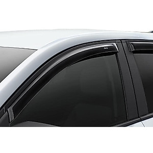 Auto Ventshade [AVS] Ventvisor / Rain Guards | Outside Mount, Smoke Color, 2 pc | 92211 | Fits 1989 - 1997 Ford Thunderbird/Mercury Cougar