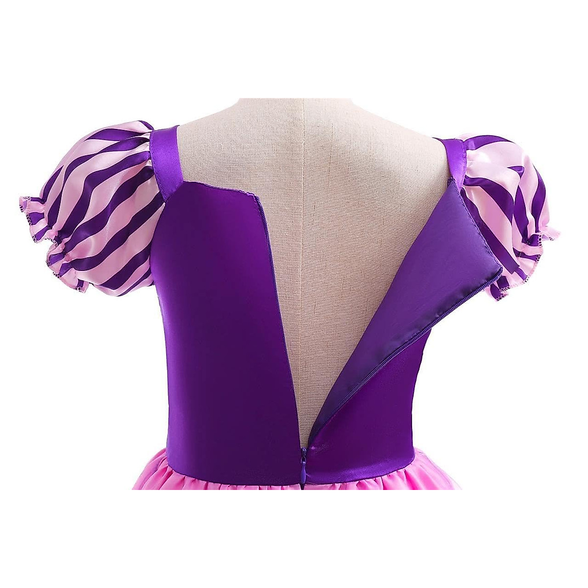 Dressy Daisy Little Girls Long Hair Princess Fancy Dress Up Costume Halloween Birthday Party Cosplay Outfit with Size 6