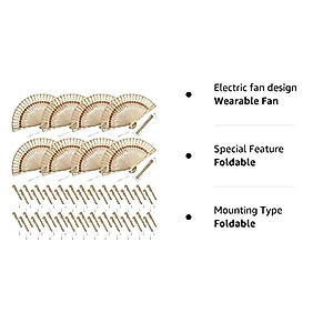 50 Pieces Folding Fans Sandalwood Fans Favors with Tassels and Present Bags Sunflower Pattern Wooden Folding Fan Openwork Hand Held Folding Fans for Wedding Favors Birthday Party Supplies
