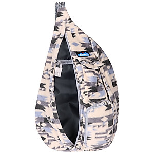 KAVU Polar Rope Sling Crossbody Fleece Polyester Bag - Winter Arcade