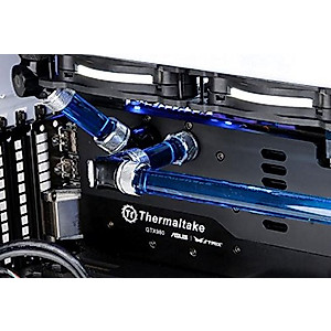 Thermaltake Pacific DIY LCS PETG Hard Tubing and Black Compression Fittings Bundle (4-Pack)