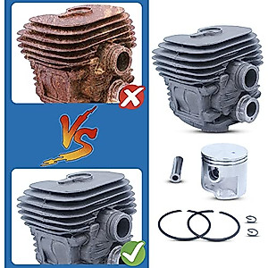 AUMEL 50mm Cylinder Piston Gaskets Kit for Stihl TS410 TS420 TS 410 420 Cut-Off Saw Replace 4238 020 1202.