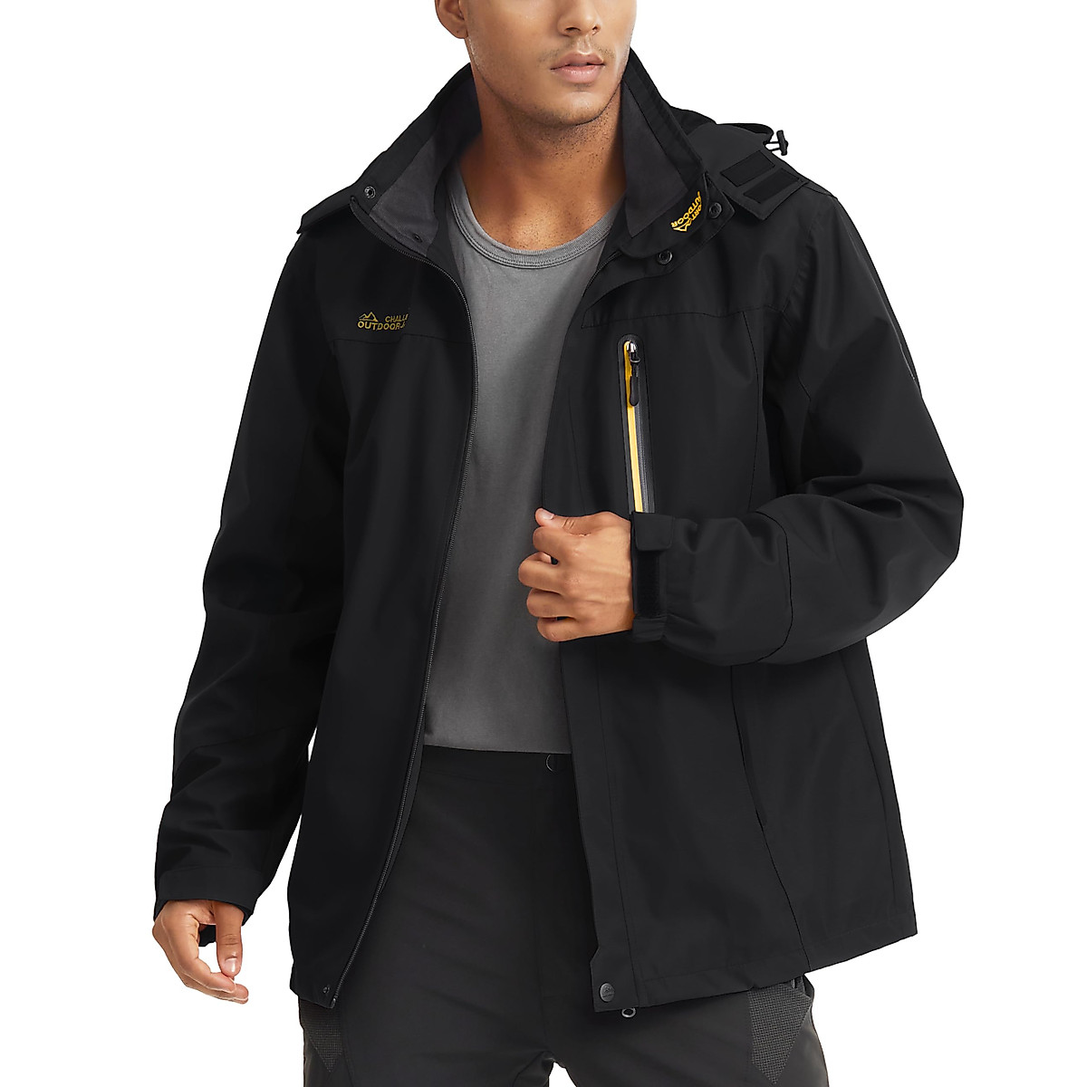 MAGCOMSEN Mens Windbreaker Jackets Rain Jacket Climbing Waterproof Jacket Travel Lightweight Jacket Cycling Jacket Outdoor Coats