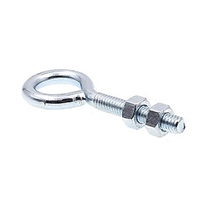 Prime-Line 9066592 Eye Bolts With Nuts, 5/16 In.-18 X 3-1/4 In., Zinc Plated Steel (20 Pack)