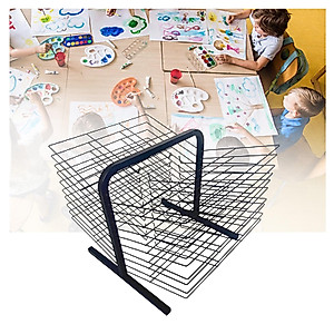 Art Drying Rack, Drawing Art Storage Rack All-Steel Double-Sided Wire Drying Rack,Suitable for Schools and Homes
