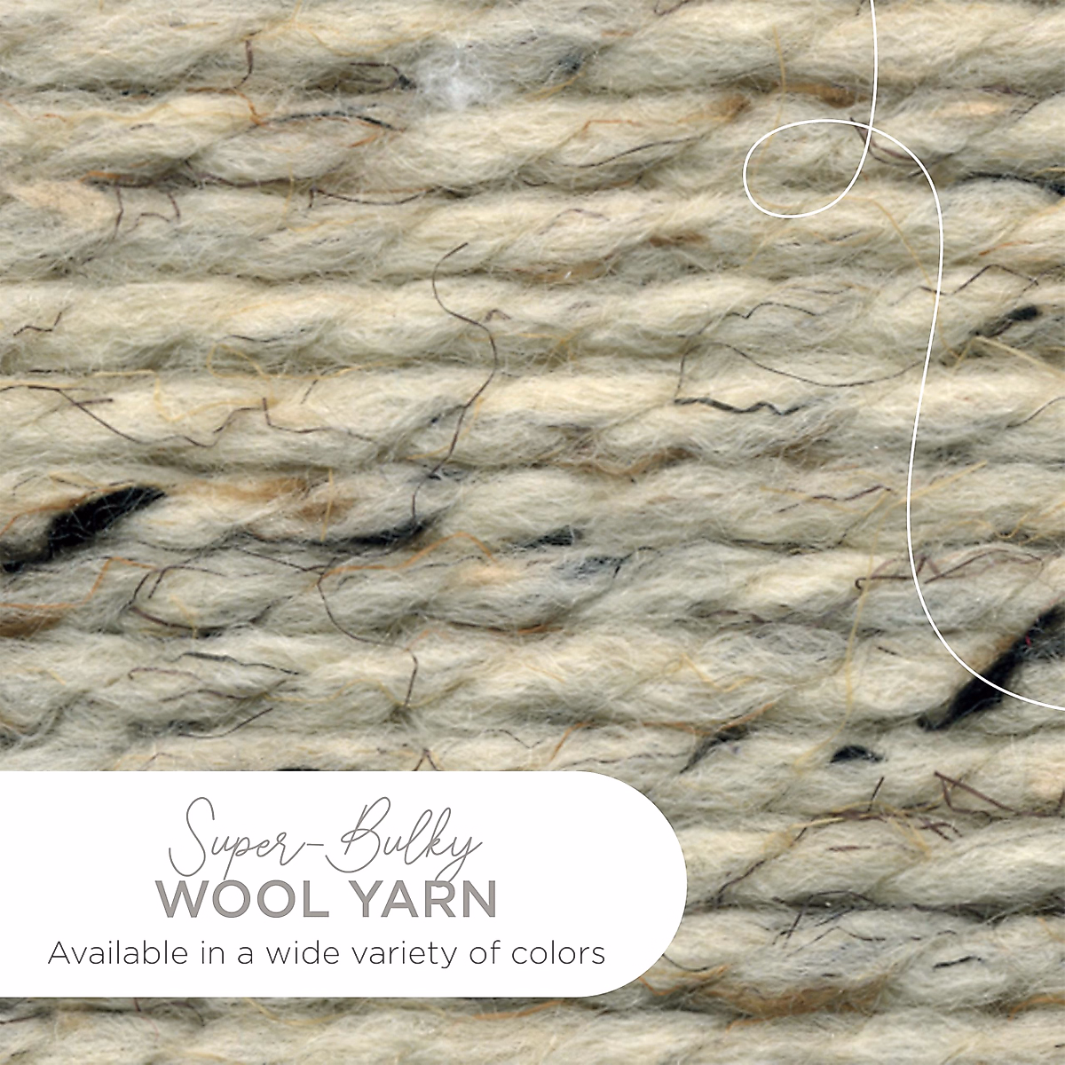 Lion Brand Wool-Ease Thick & Quick Yarn (123) Oatmeal