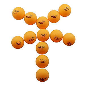 MAPOL 50- Pack Orange 3-Star Premium Ping Pong Balls Bulk,Advanced Training Table Tennis Ball