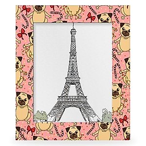POFATO Magic Dog 8x10 Picture Frame Wood Photo Frame for Tabletop Display Wall Mount Picture Frame Display 8 x 10 Inch Photo Wall Decor Home Gift Frames