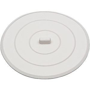 Rocky Mountain Goods Flat Rubber Drain Stopper for Sink, Tub and Shower - Flat Suction Style - 5” wide for most drains