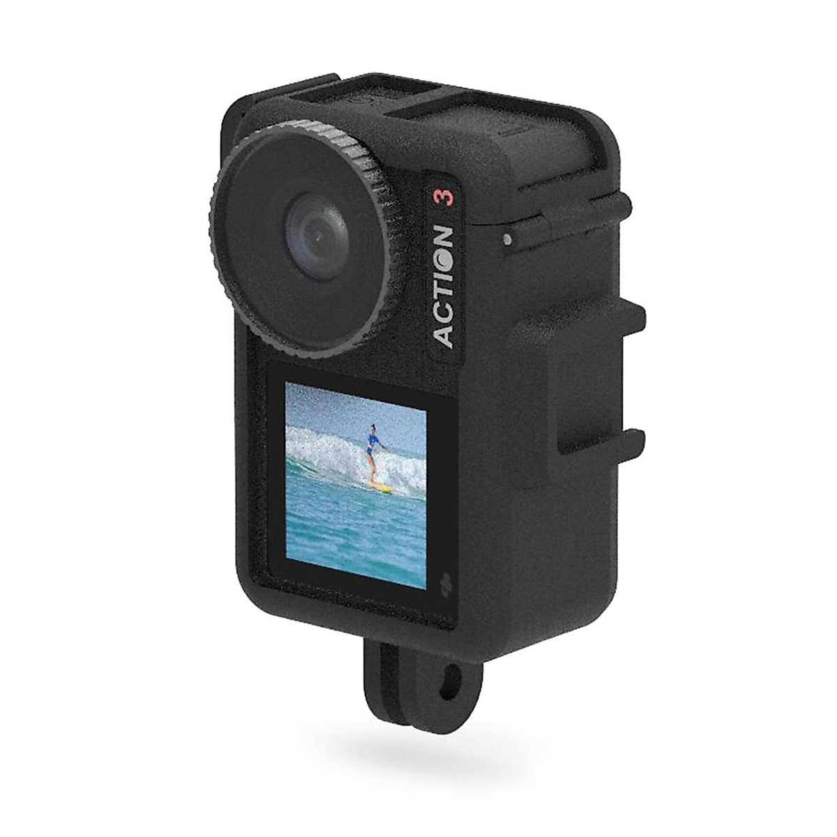 Camera Cage Protective Case Mount for Action 3 Sport Camera Frame Shell Housing for Action 3 Accessories Action 3 Protective Frame