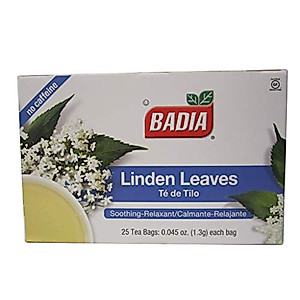 Badia Tea Bag, Linden Leaves, 25 ct Pack of 2