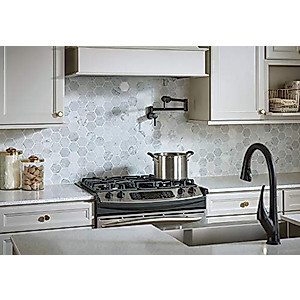 Delta Faucet Contemporary Matte Black Pot Filler Faucet Black, Pot Filler Black, Delta Pot Filler, Pot Filler Faucet Wall Mount, Potfiller, Brass Construction, Matte Black 1165LF-BL