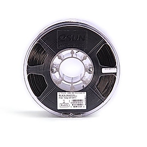 eSUN 1.75mm Black ABS 3D Printer Filament 1kg Spool (2.2lbs), Black