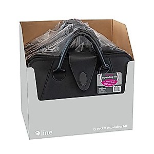C-Line Expanding File with Handles, Letter Size, Black (48211)