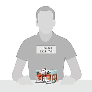 Department 56 Snow Village National Lampoon's Christmas Vaction Jelly of The Month Club Lit Building, 5.12 Inch, Multicolor