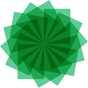14 Pieces Christmas Gel Filter Colored Overlays Correction, Gel Light Filter Transparent, Transparent Color Film Plastic Sheets, 11.7 by 8.3 Inches(Green)