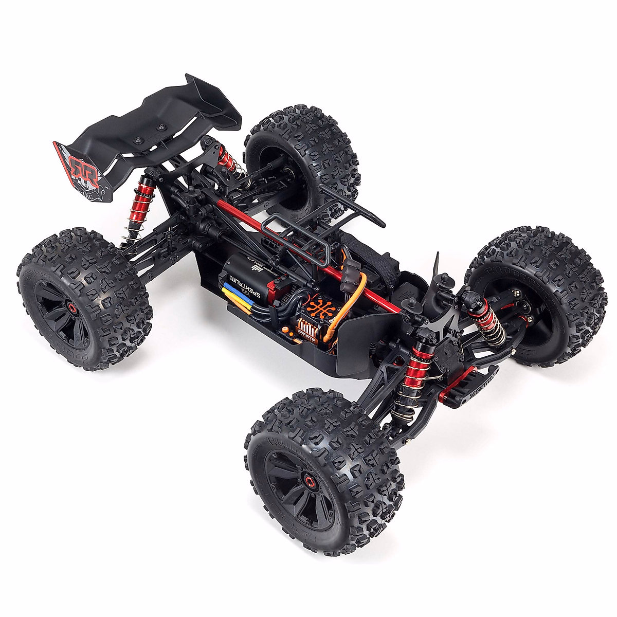 ARRMA RC Truck 1/8 KRATON 6S V5 4WD BLX Speed Monster RC Truck with Spektrum Firma RTR (Transmitter and Receiver Included, Batteries and Charger Required), Blue, ARA8608V5T2