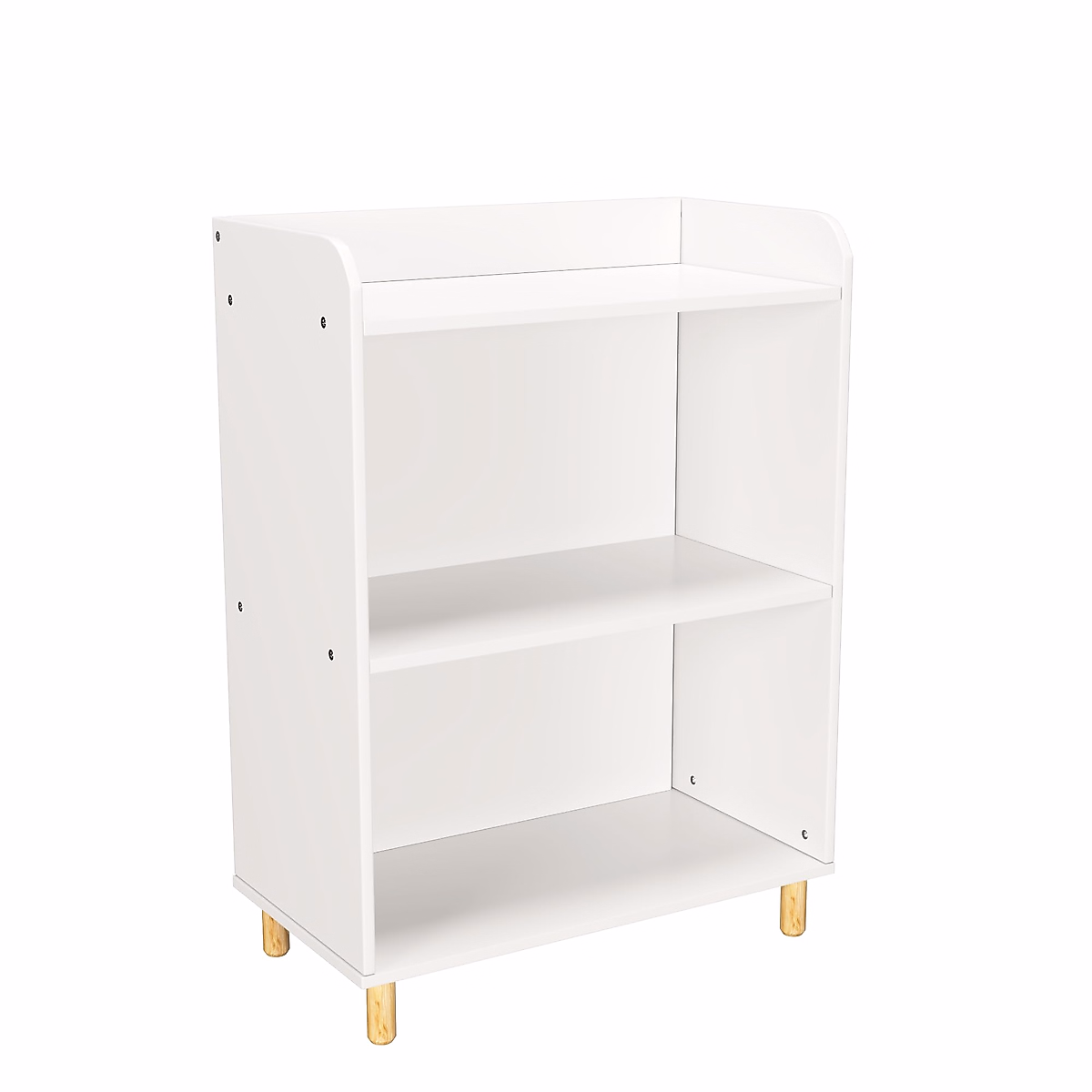 Zacis Kids Bookcase, 3-Tier Book Shelf Book RackToy Organizer Cabinet for Kids Room,Nursery, Playroom, Bedroom