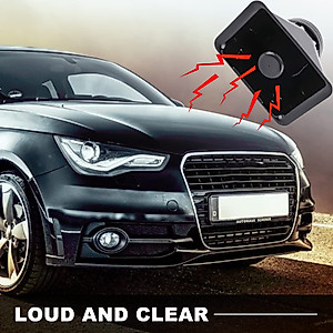 KUNTEC 12V 200W Siren Warning Emergency Loud Speaker 8 Tones Amplifier Siren Handheld Microphon PA System Siren Horn for Vehicles Truck UTV ATV