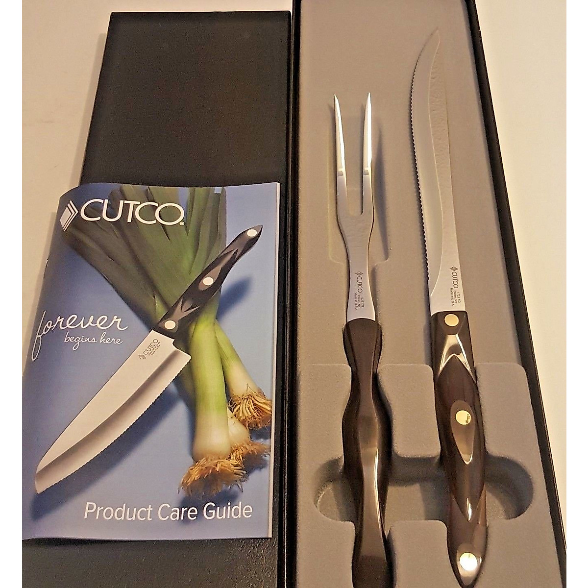 440A HIGH CARBON, STAINLESS STEEL CARVING SET