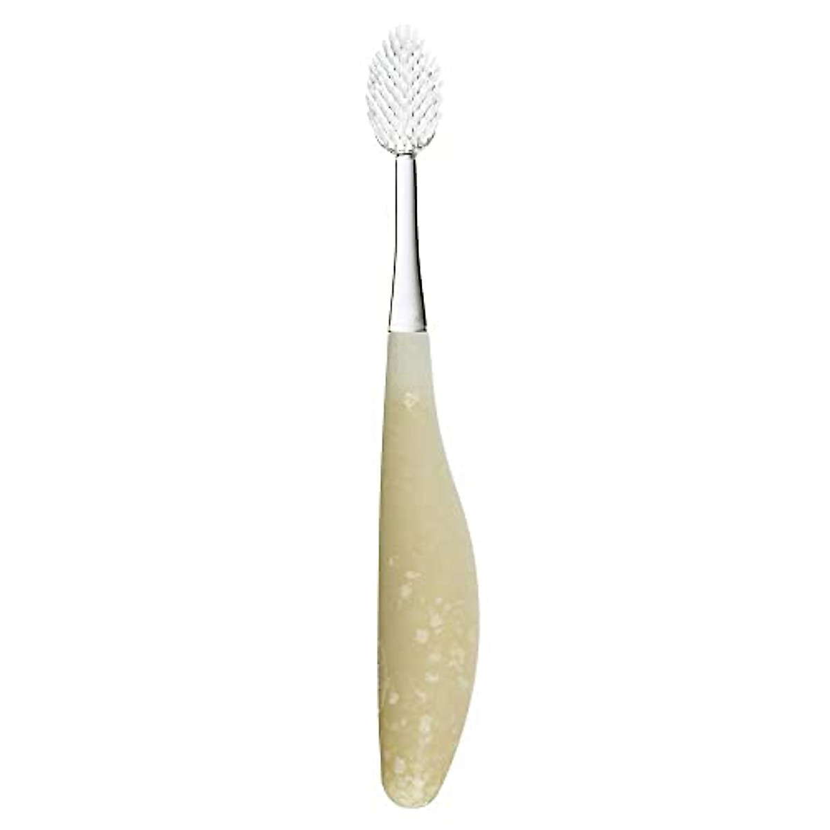 RADIUS Toothbrush Source Floss Brush BPA Free & ADA Accepted Improve Gum Health & Reduce Gum Issues - Medium - Starch - Pack of 1