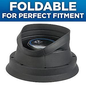 NVX XBAF65 2 Piece 6.5" or 6.75" Weatherproof Silicone Rubber Speaker Baffle Kit